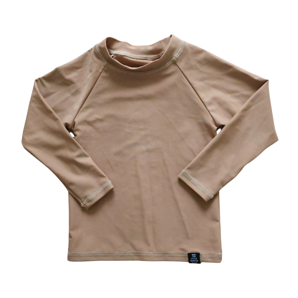 Brown Rashguard – The Little Surfer Dude