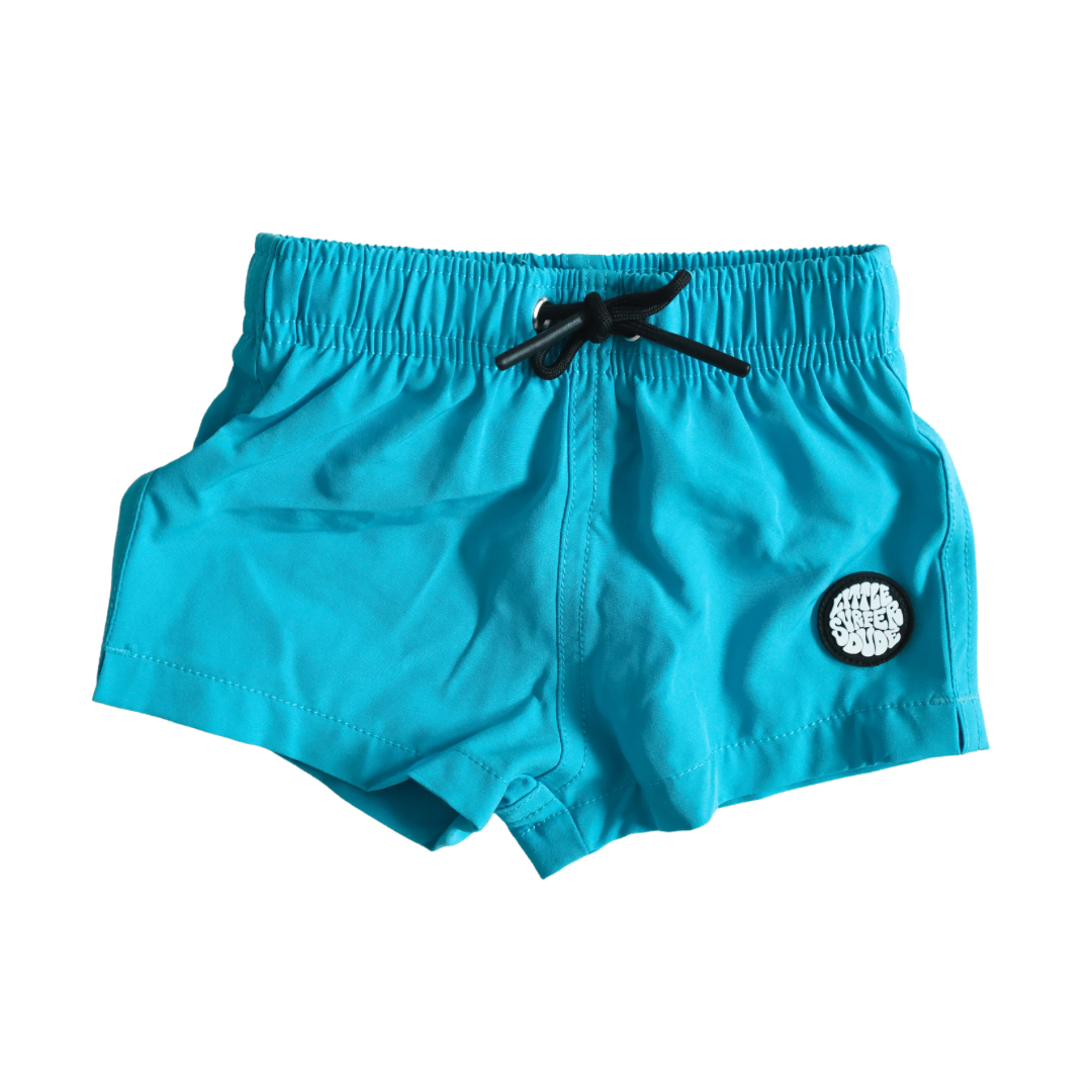 Juno Blue Swim Trunks – The Little Surfer Dude